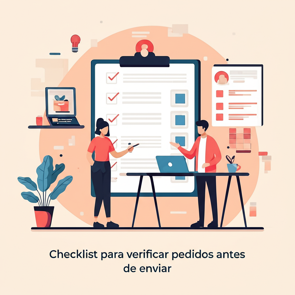 Checklist para verificar pedidos antes de enviar