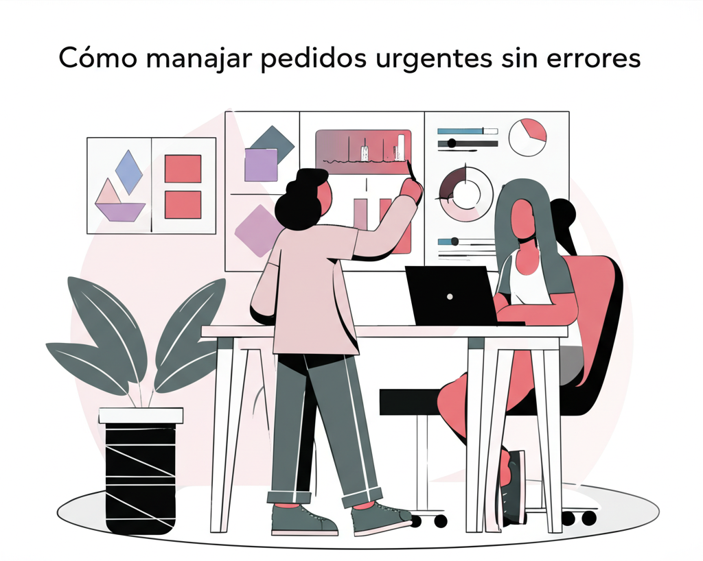 Cómo manejar pedidos urgentes sin errores
