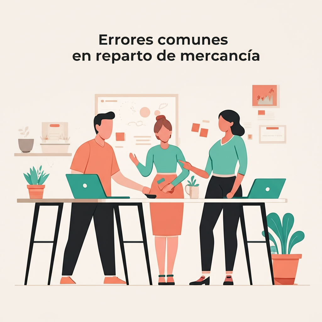 Errores comunes en reparto de mercancía