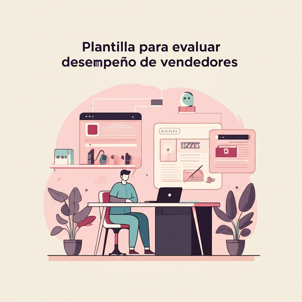 Plantilla para evaluar desempeño de vendedores